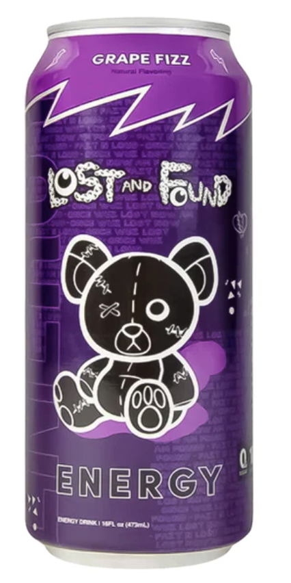 Lost and Found Grape Fizz Energy Drink 16oz – USAFoods