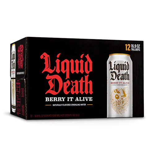 Liquid Death Berry It Alive 12 Pack / 16.9oz cans – USAFoods