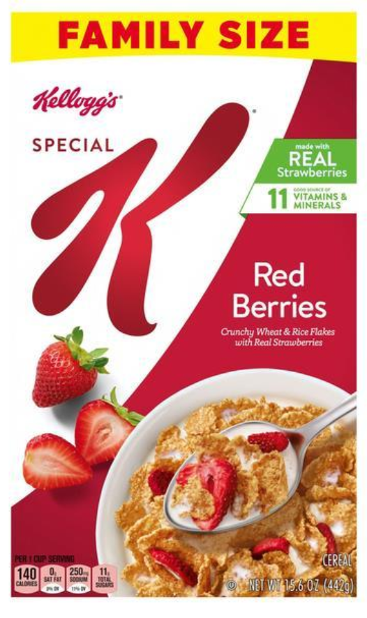 Kellogg's Special K Red Berries Cereal 15.6oz (BEST BY: JUL 2025 ...