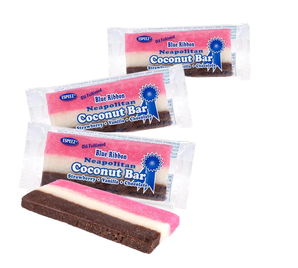Blue Ribbon Neapolitan Coconut Bar 2oz – USAFoods