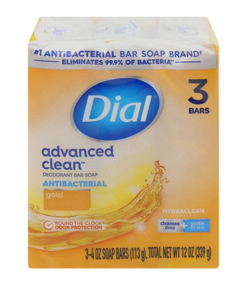 Dial Advanced Clean Antibacterial Soap 3 Pack – USAFoods