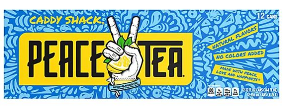 Peace Tea Caddy Shack Black Tea Lemonade Drink 12 Pack (BEST BY: DEC 2 ...