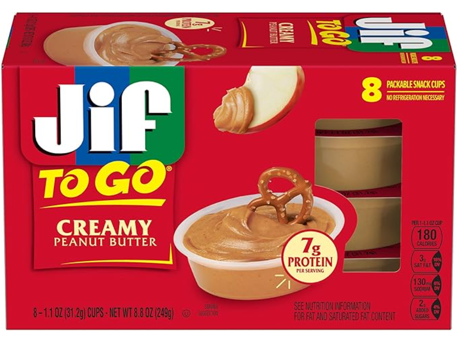 Jif To Go Creamy Peanut Butter 8 Pack – USAFoods