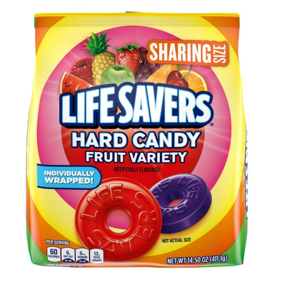 Life Savers Hard Candy Fruit Variety Sharing Size 14.5oz – USAFoods