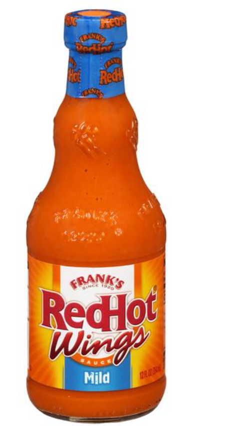Frank's Red Hot Wings Mild Sauce 12oz – USAFoods