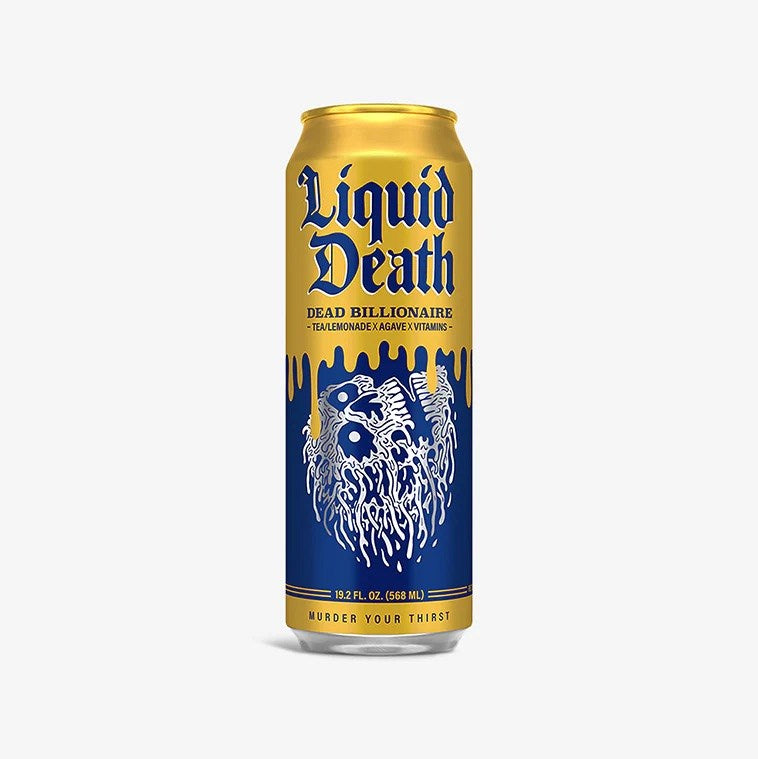 Liquid Death Dead Billionaire 19.2 oz can – USAFoods