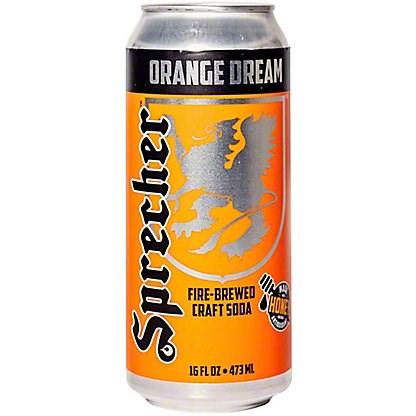 Sprecher Orange Dream Soda 16oz – USAFoods