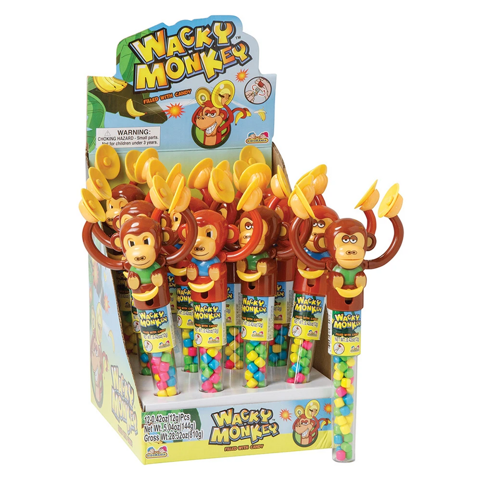 Kidsmania Wacky Monkey Candy Dispenser 0.42oz – USAFoods