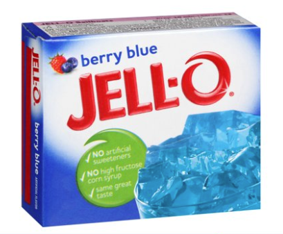 Jell-O Berry Blue Gelatin Mix 3oz – USAFoods