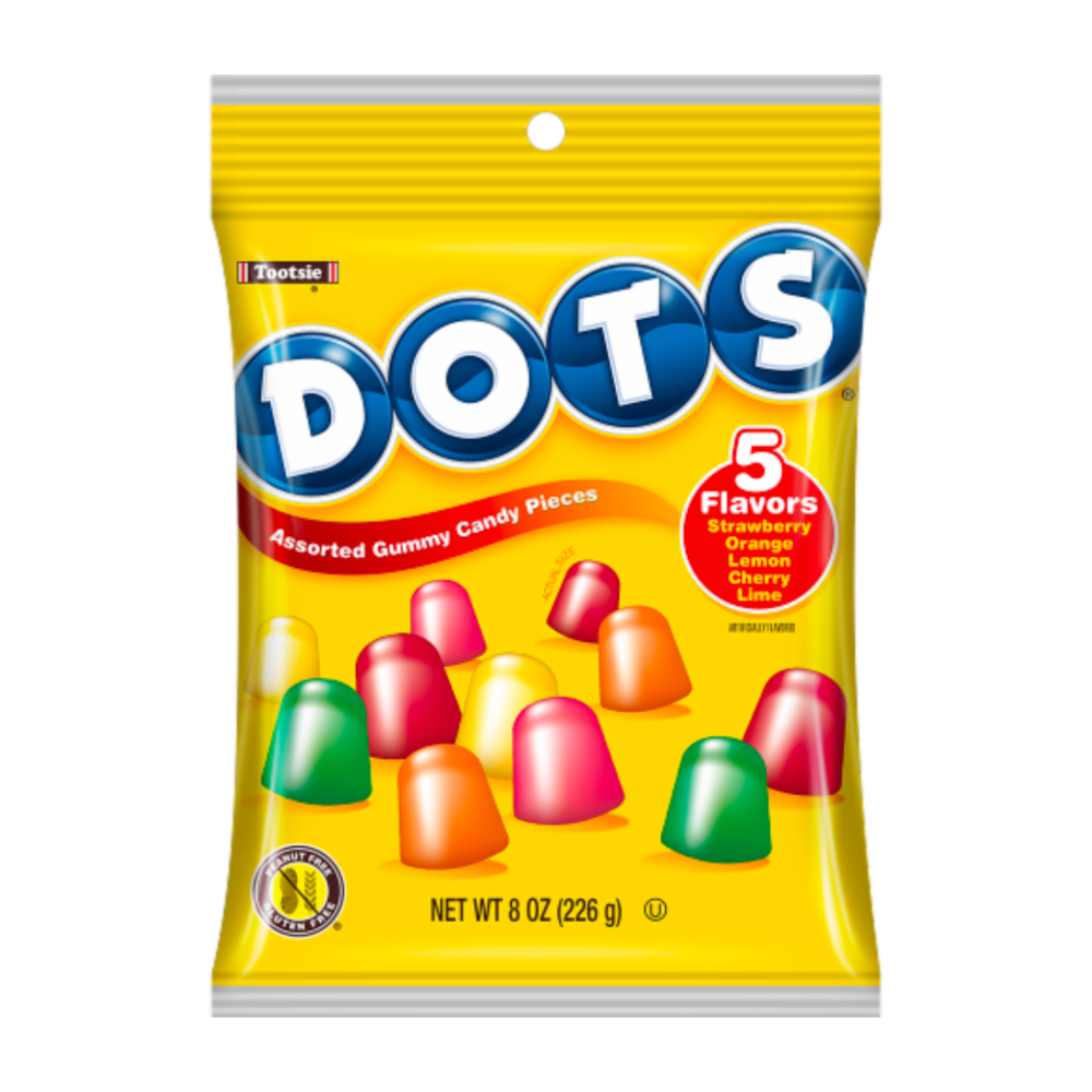 Dots Peg Bag 8oz – USAFoods