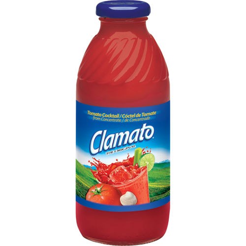 Clamato Cocktail Glass Bottle 16oz – USAFoods