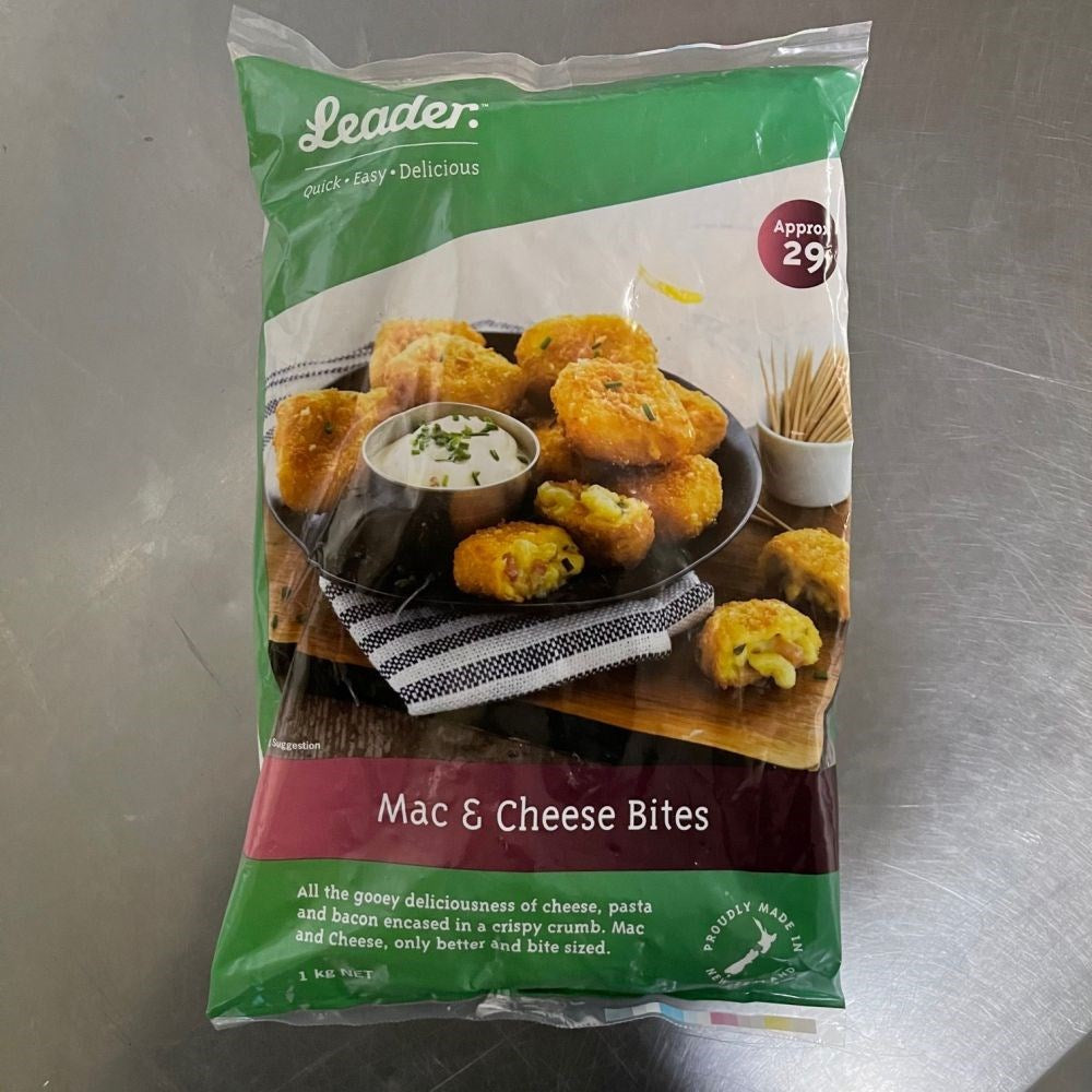 Leader Mac & Cheese Bites 1kg [Click & Collect Only] – USAFoods