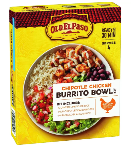 Old El Paso Burrito Bowl Kit Chipotle Chicken 11oz – USAFoods