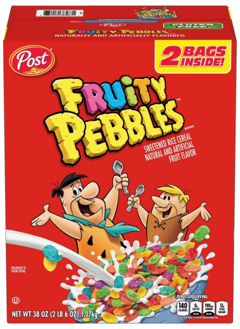 Fruity Pebbles Cereal Twin Pack 38oz – USAFoods