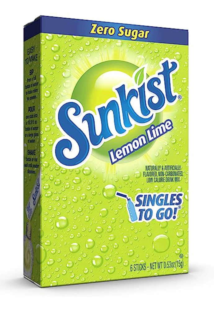 Sunkist Lemon Lime Singles to Go 6 Pack – USAFoods