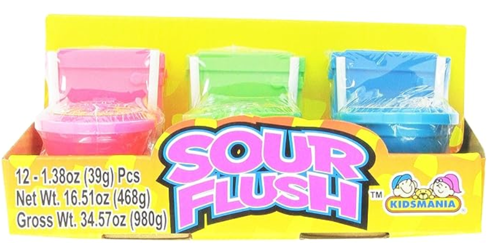 Kidsmania Sour Flush Candy Plunger with Sour Powder Dip 1.38oz – USAFoods