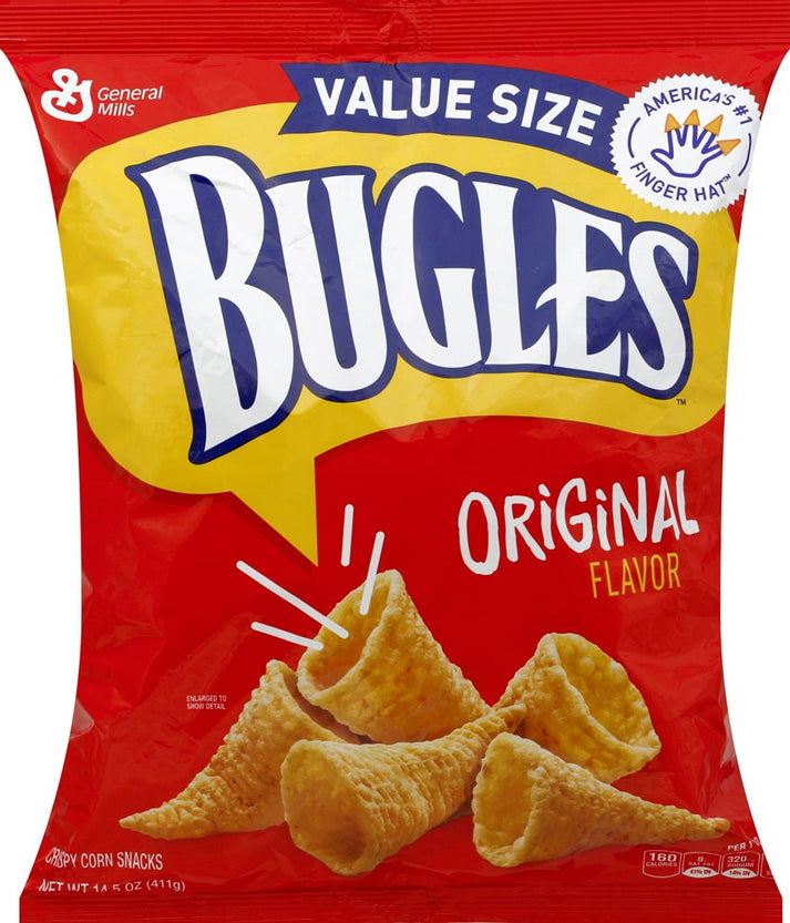 Bugles Original Flavor Crispy Corn Snacks 14.5oz – USAFoods