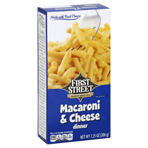 First Street Macaroni & Cheese Dinner 7.25oz – USAFoods