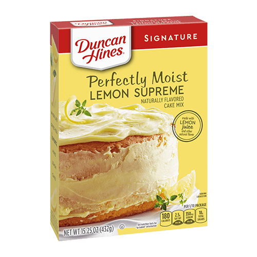 Duncan Hines Signature Perfectly Moist Lemon Supreme Cake Mix 15 25oz