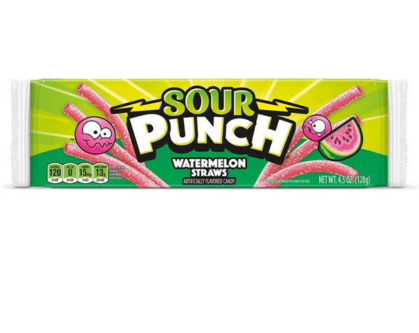 Sour Punch Watermelon Straws 2oz (BEST BUY: JULY 2024) – USAFoods